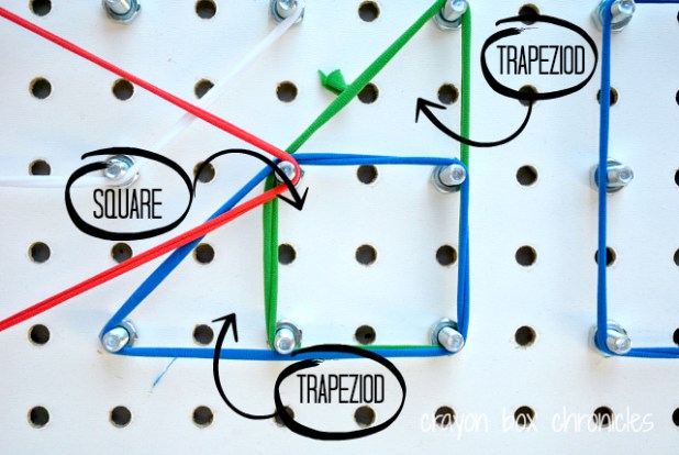 DIY Geoboard with Fabric Loops – Crayon Box Chronicles