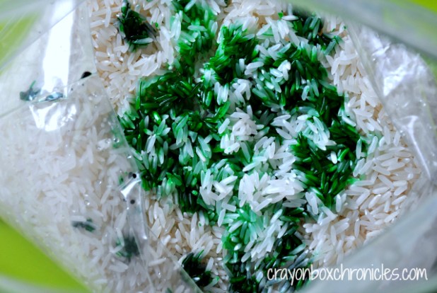 Sticky Scented Rice Christmas Tree – Winter Sensory Play – Crayon Box ...