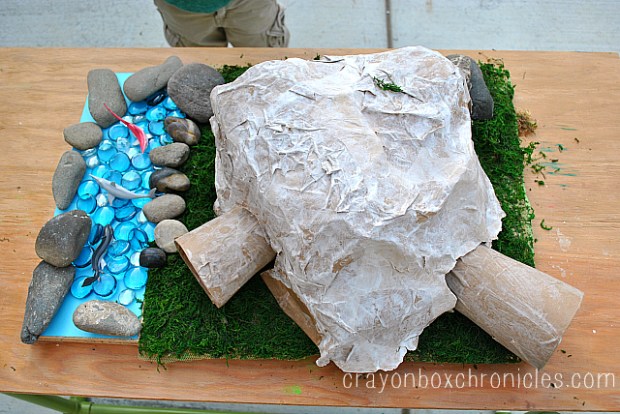 Paper Mache Dinosaur Cave – Crayon Box Chronicles