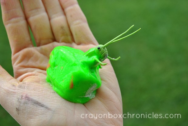 Melting Insect Sensory Painting – Crayon Box Chronicles