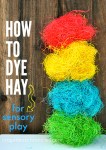 How to Dye Hay – Crayon Box Chronicles
